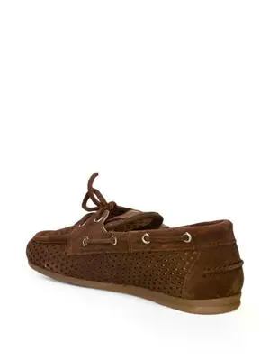 POSA Perforated Lace-up Loafers