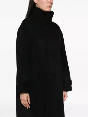 NICHOLSON & NICHOLSON Button-up High-neck Coat
