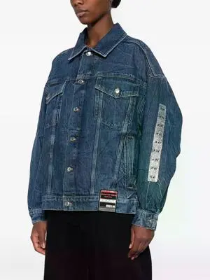 Alexander Wang Hotfix-logo Denim Jacket