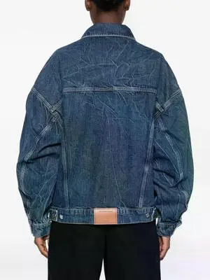 Alexander Wang Hotfix-logo Denim Jacket