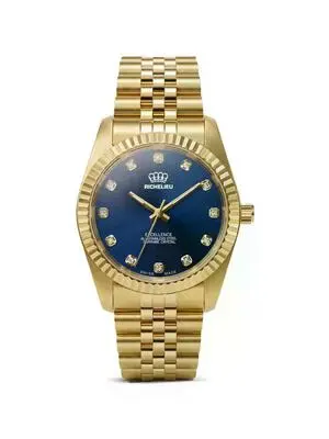 RICHELIEU SWISS Logo-detail 22mm Watch - Blue