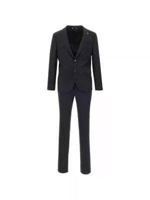 MANUEL RITZ Single-breasted Slim-fit Suit