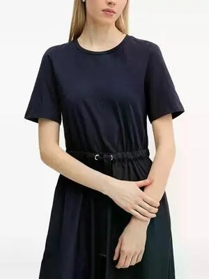 OUI Drawstring Waist Midi Dress
