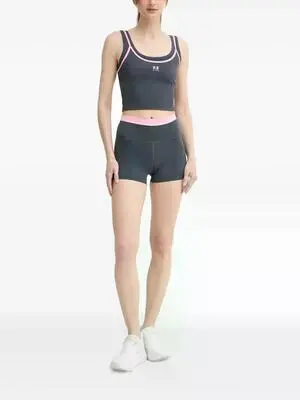 P.E Nation Forward Ribbed Contrast-trim Tank Top