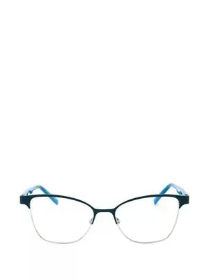 Dkny Rectangle Frame Eyeglasses - Blue