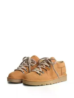 PANCHIC Nubuck Leather Lace Up Sneakers