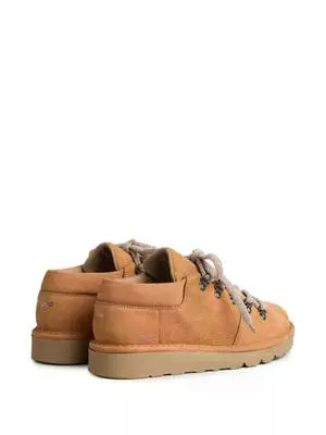 PANCHIC Nubuck Leather Lace Up Sneakers