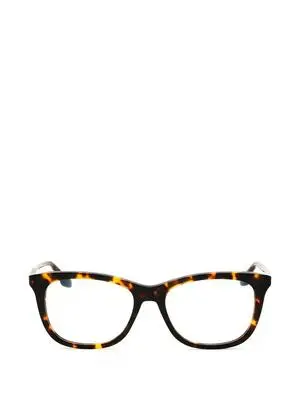 Victoria Beckham Tortoiseshell-pattern Rectangle-frame Glasses - Brown