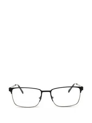 HARLEY-DAVIDSON Rectangle Frame Titanium Eyeglasses - Black