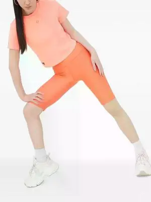 P.E Nation Scoreline Logo-print Cycling Shorts - Orange