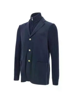 Eleventy Single-breasted Wool Jacket