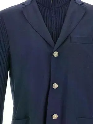 Eleventy Single-breasted Wool Jacket