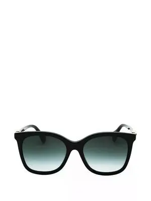 Gucci Geometric Frame Sunglasses - Black