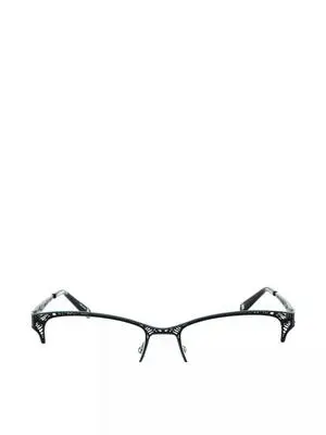 LIZ CLAIBORNE Rectangle Frame Eyeglasses - Black