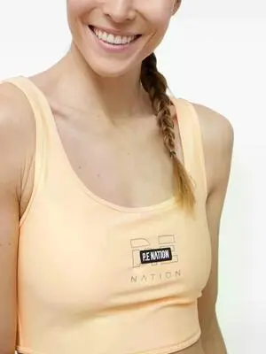 P.E Nation Logo-patch Sports Bra