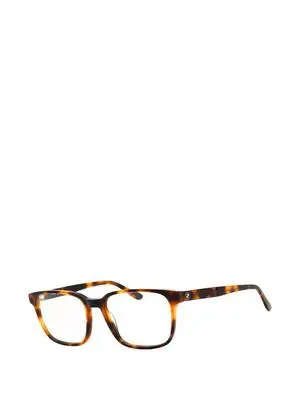 BMW EYEWEAR Tortoiseshell-effect Rectangle Frame Glasses - Brown