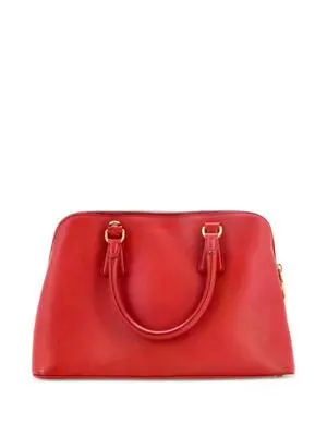 Prada Saffiano Leather Medium Satchel - Red