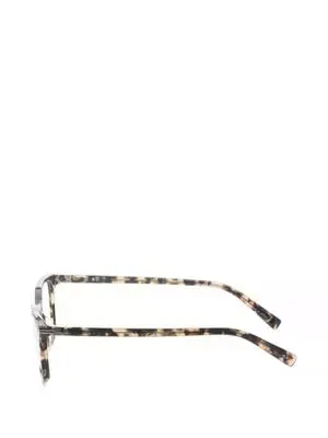 Tumi Tortoiseshell-effect Square-frame Glasses