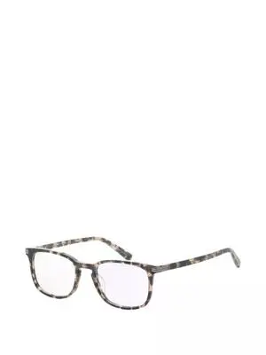 Tumi Tortoiseshell-effect Square-frame Eyeglasses