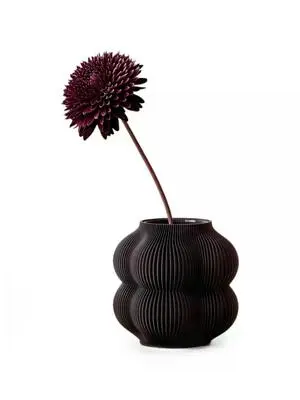 SHEYN Little Peach Ribbed Vase