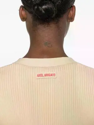 Axel Arigato Fleur Ribbed-knit Striped Cardigan