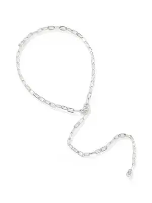 Liu Jo Chain Embellished Necklace - Silver