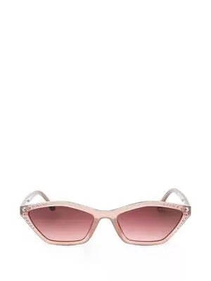 MARCIANO Crystal-embellished Cat-eye Sunglasses - Neutrals