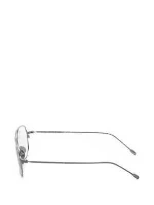 John Varvatos Double-bridge Pilot-frame Eyeglasses - Grey