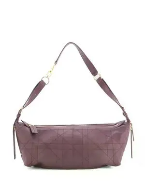 Dior D-journey Macrocannage Quilt Calfskin Shoulder Bag - Purple