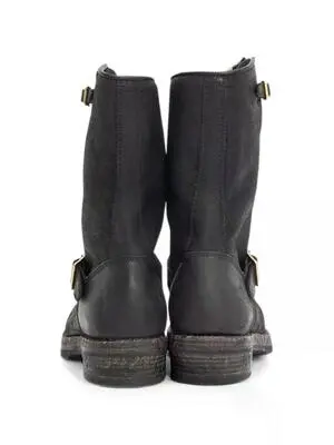 Visvim Folk Horse-leather Boots - Black