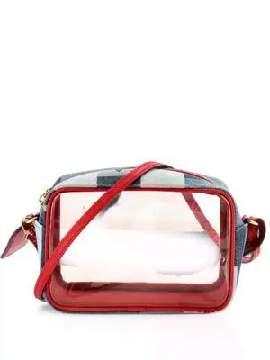 LOUIS VUITTON Patchwork Denim Shoulder Bag