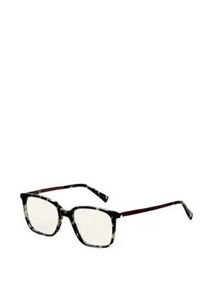 Tumi Square Frame Tortoiseshell Effect Eyeglasses - Green