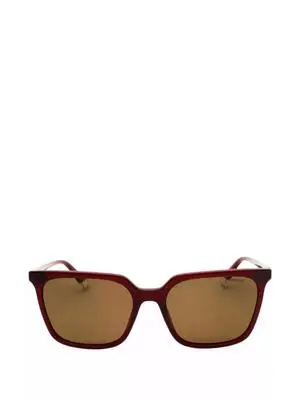 POLAROID Rectangle-frame Sunglasses - Red