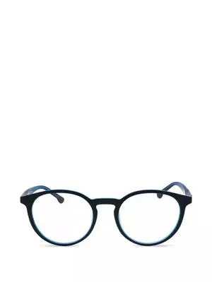 Police Round Frame Eyewear For Men