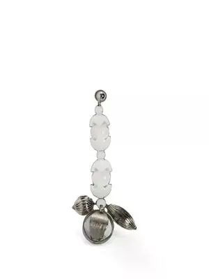 Marni Silver-tone Beaded Drop Earrings
