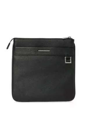 Armani Exchange Logo-plaque Shoulder Bag - Black
