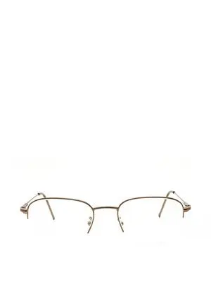 ELASTA Rectangle-frame Eyeglasses - Brown