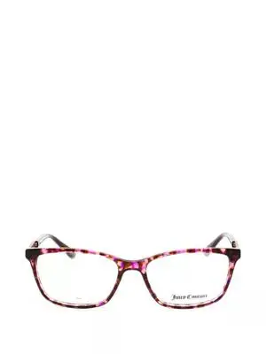 Juicy Couture Tortoiseshell-effect Rectangle Eyeglasses - Brown