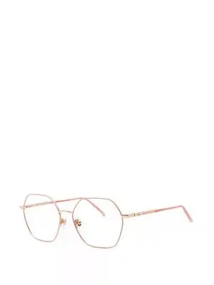 Chopard Geometric Frame Eyeglasses - Pink