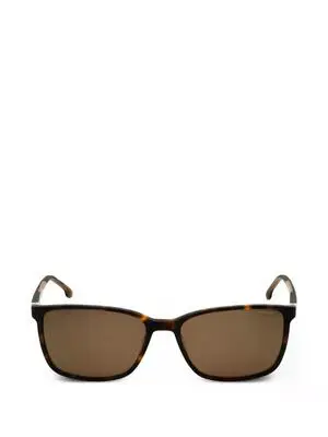 CHESTERFIELD Rectangle Frame Sunglasses With Tortoiseshell Effect - Brown
