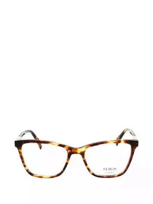 TOUS Rectangle Frame Eyeglasses With Tortoiseshell Finish - Brown