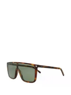 Saint Laurent Geometric Frame Sunglasses
