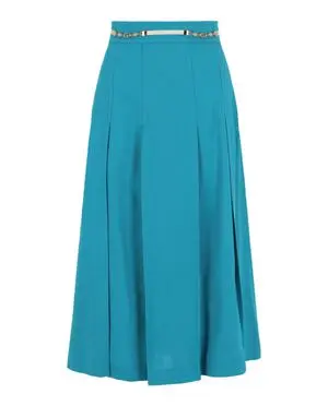 Gucci Double G Chain Pleated Skirt - Blue