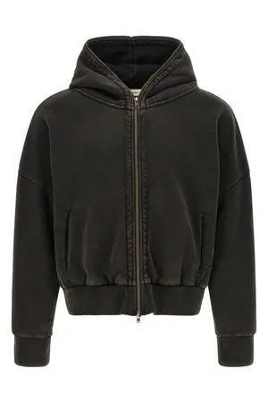 ENTIRE STUDIOS Zip Up Hooded Jacket With Boxy Silhouette