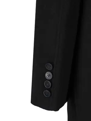 THE FRANKIE SHOP Double-breasted Wool Blend Coat