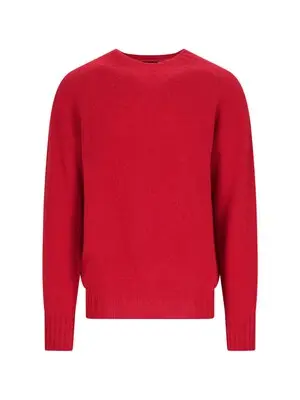 Howlin' Birth Of The Cool Shetland Wool Sweater - Red