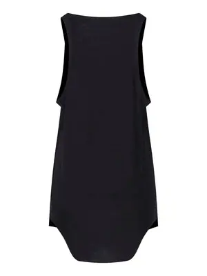 Rick Owens Wool And Silk Tank Top - Black