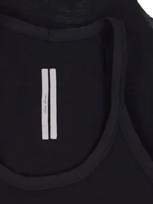 Rick Owens Wool And Silk Tank Top - Black