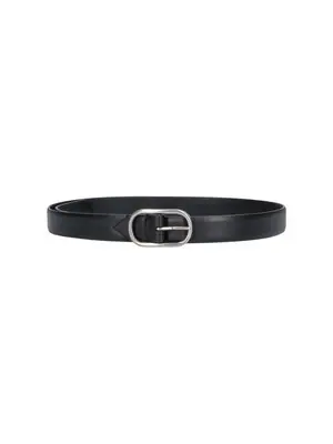J & M DAVIDSON Belt "oval Buckle - Black