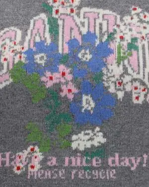 GANNI Wool Floral Vest